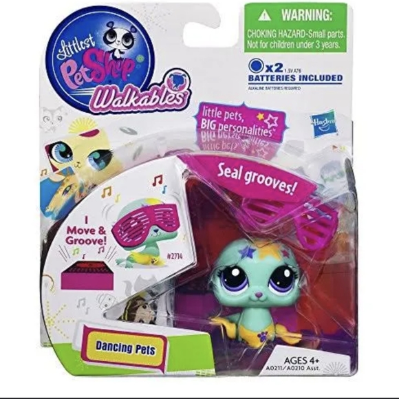Hasbro | Toys | Hasbro Littlest Pet Shop 274 Grooving Seal Walkables ...